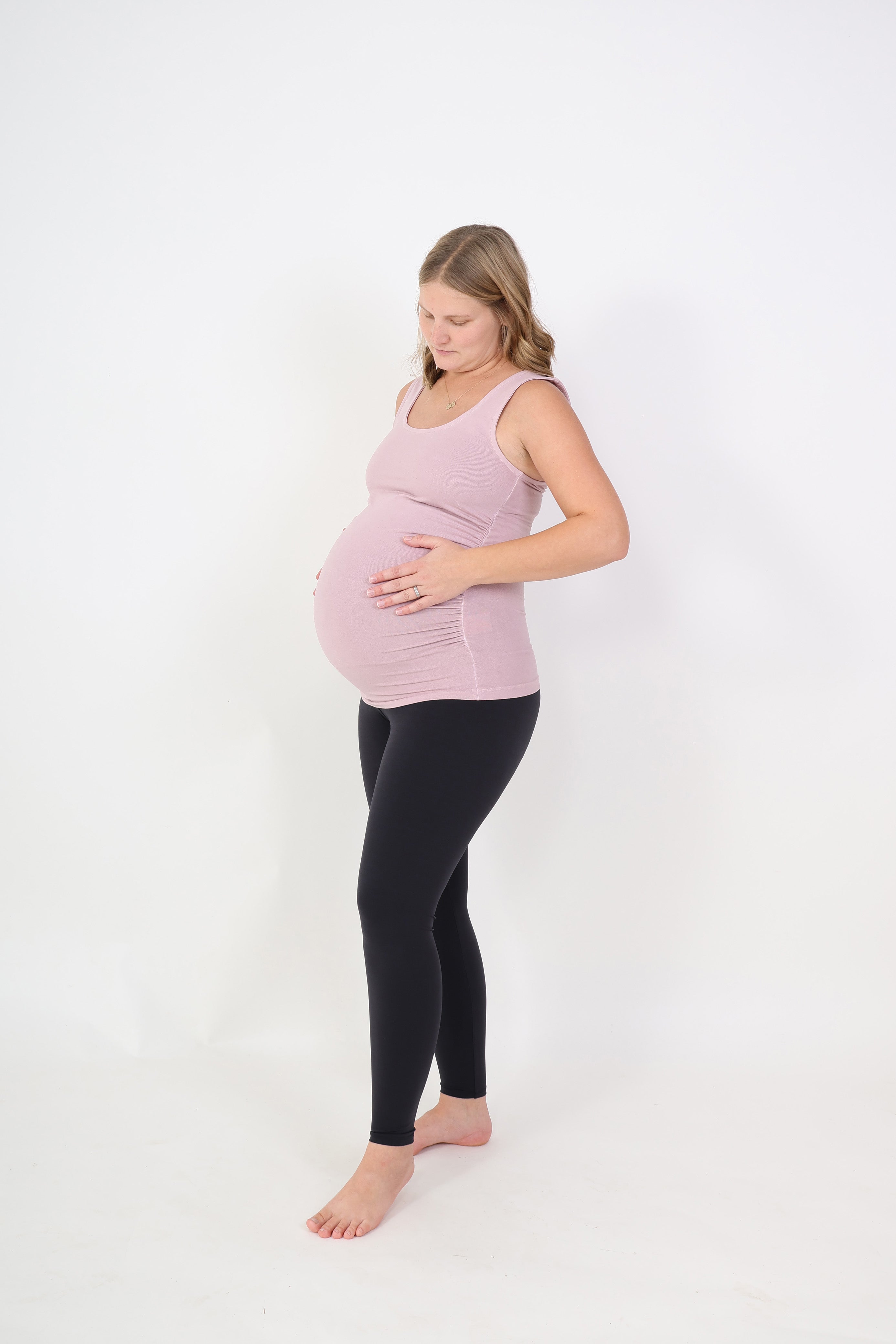 FRANKIE || SCOOP NECK MATERNITY TANK || KEEPSAKE LILAC – Raskana